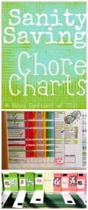 Sanity Saving Chore Charts | Being Confident Of This