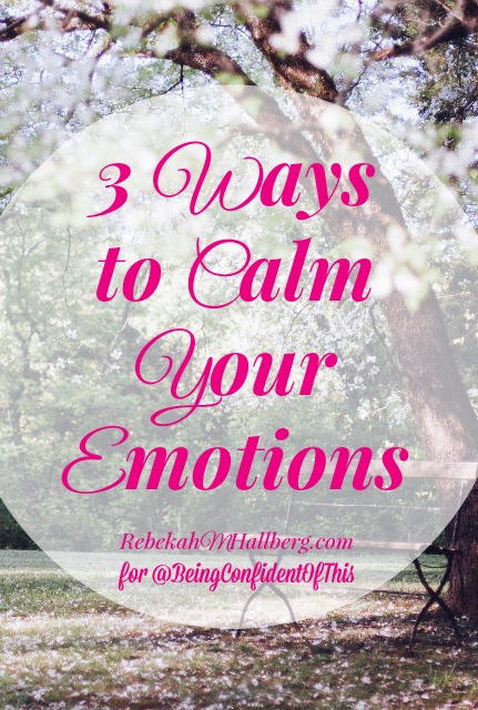 3 Ways to Calm Your Emotions ~ Before They Ruin Your Marriage | Being ...